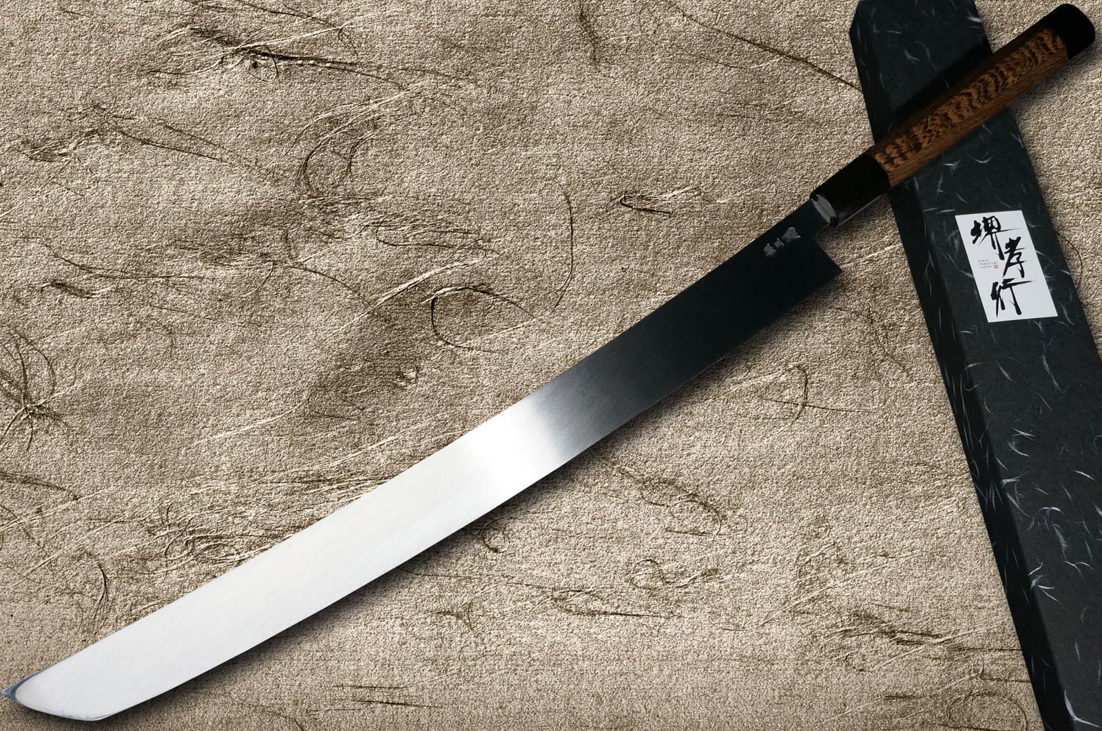 The Longest 480mm ZANGETSU Mirror Arched Sakimaru Knives by Sakai ...