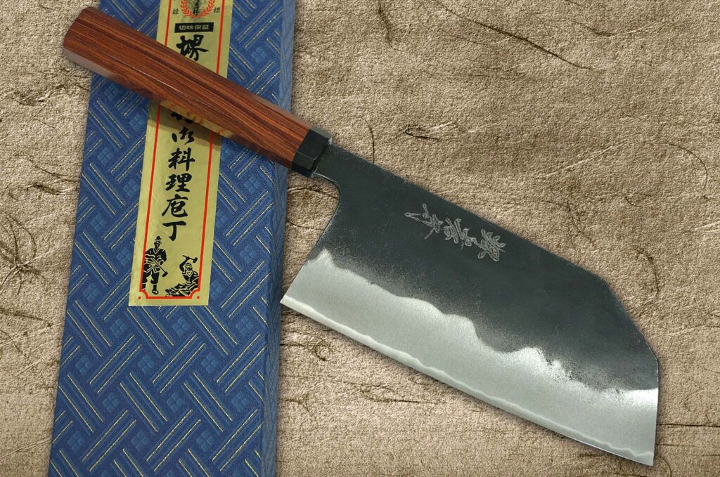 New Handle Version released! Tokujyo Supreme Kurouchi Wide Bunka Knife ...
